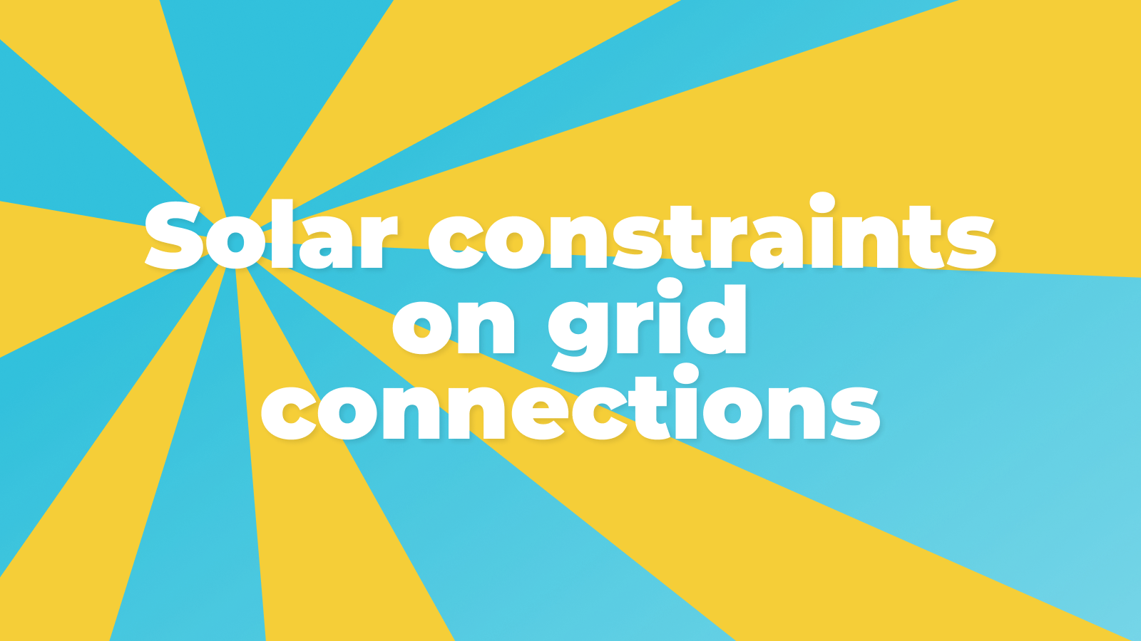 Should you consider a solar-constrained grid connection? | Modo Energy