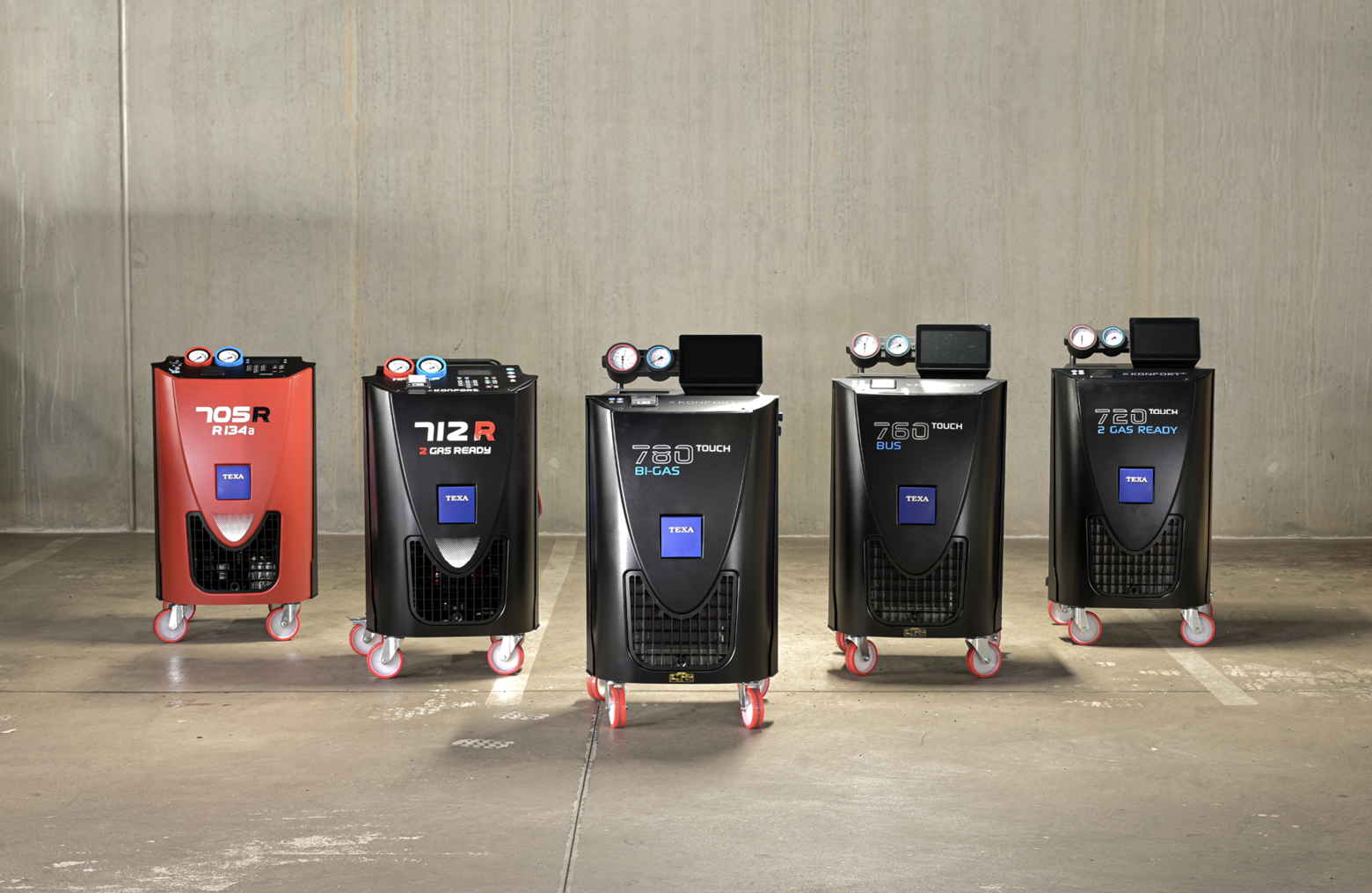 No matter the vehicle. No matter the gas type. Full range TEXA 4-in-1 ...